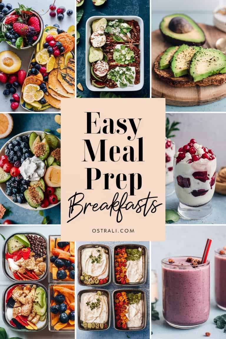 10 Easy Mealprep Breakfast Ideas for Busy Mornings
