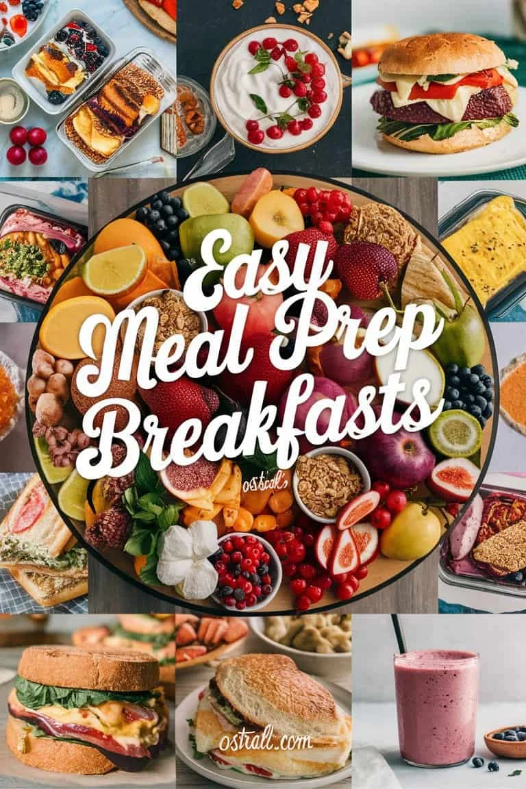 10 Easy Mealprep Breakfast Ideas for Busy Mornings