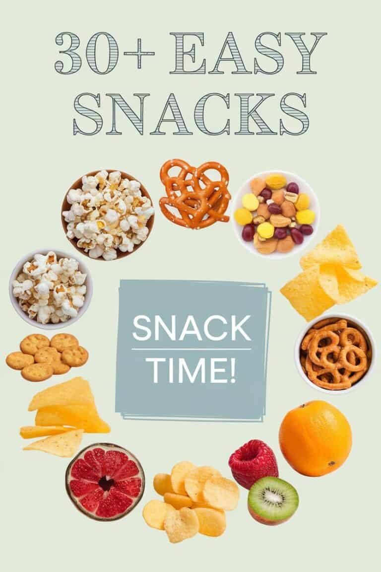 30+ Easy Snacks That Will Spark Joy in Your Kitchen (List)