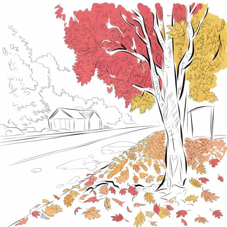 9 Fall Drawings to Inspire Your Inner Artist - ostrali.com