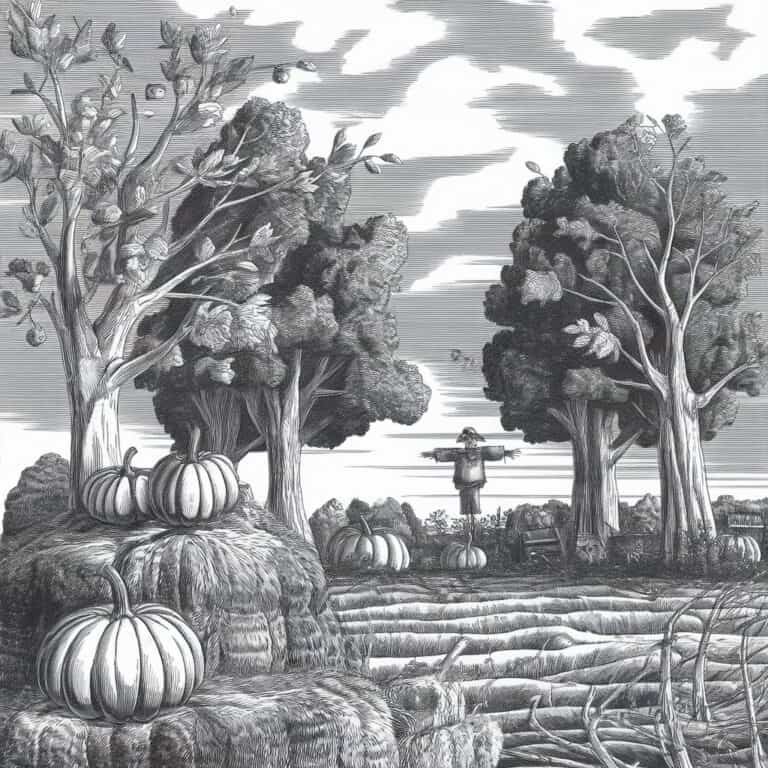 9 Fall Drawings to Inspire Your Inner Artist - ostrali.com