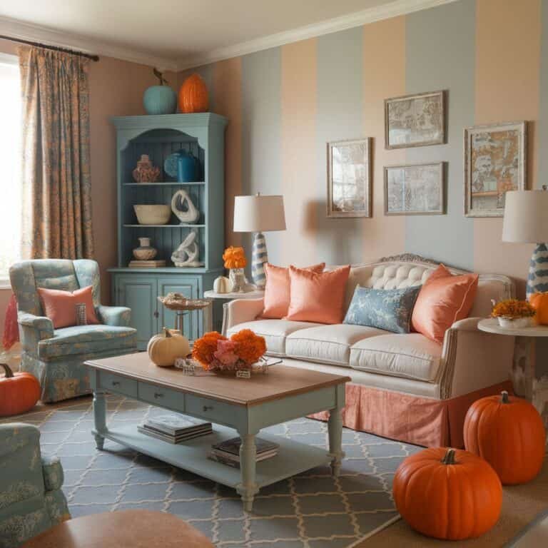 30+ Inspiring Fall Living Room Decor Ideas - ostrali.com