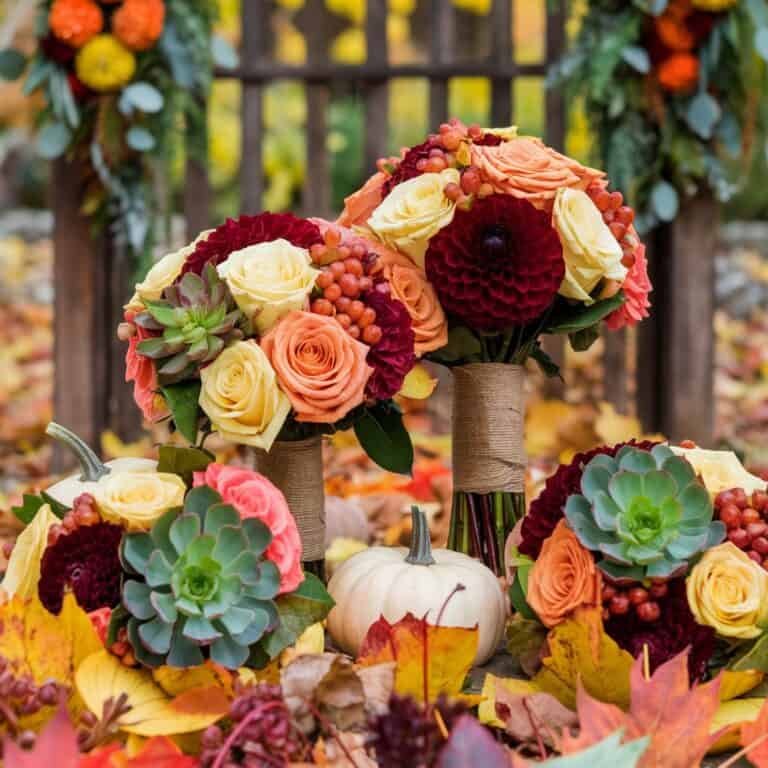 9 Fall Wedding Bouquets to Inspire Your Autumn Nuptials - ostrali.com