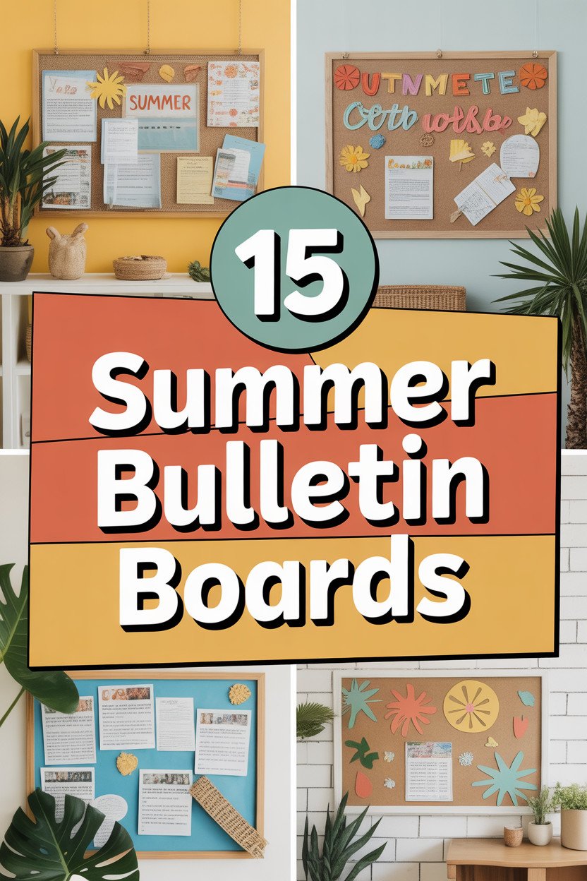 15 Vibrant Summer Bulletin Boards to Inspire Your Classroom