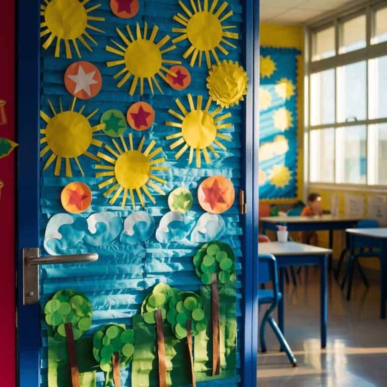 15 Charming Summer Door Decorations to Brighten Your Classroom