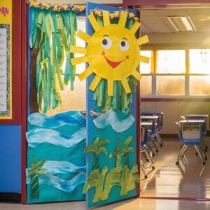 15 Charming Summer Door Decorations to Brighten Your Classroom