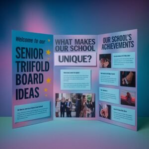 15 Dazzling Senior Trifold Board Ideas to Spark Your Creativity