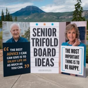15 Dazzling Senior Trifold Board Ideas to Spark Your Creativity