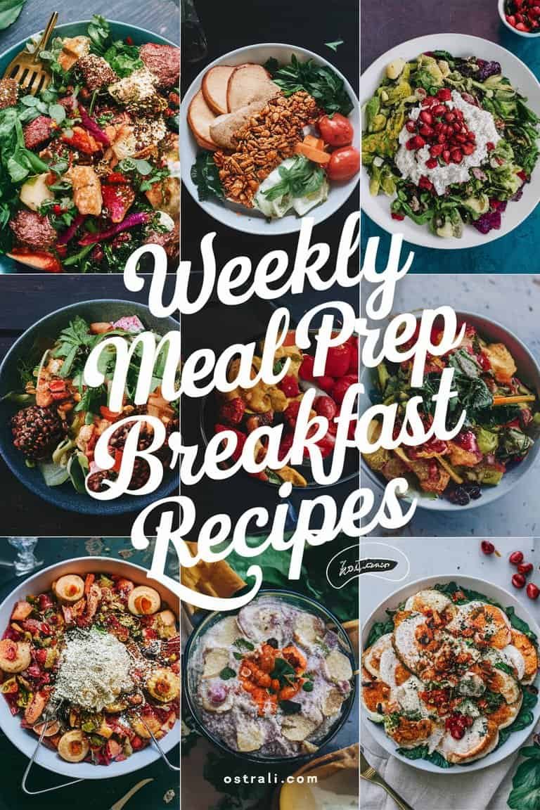 27+ Weekly Meal Prep Breakfast Ideas