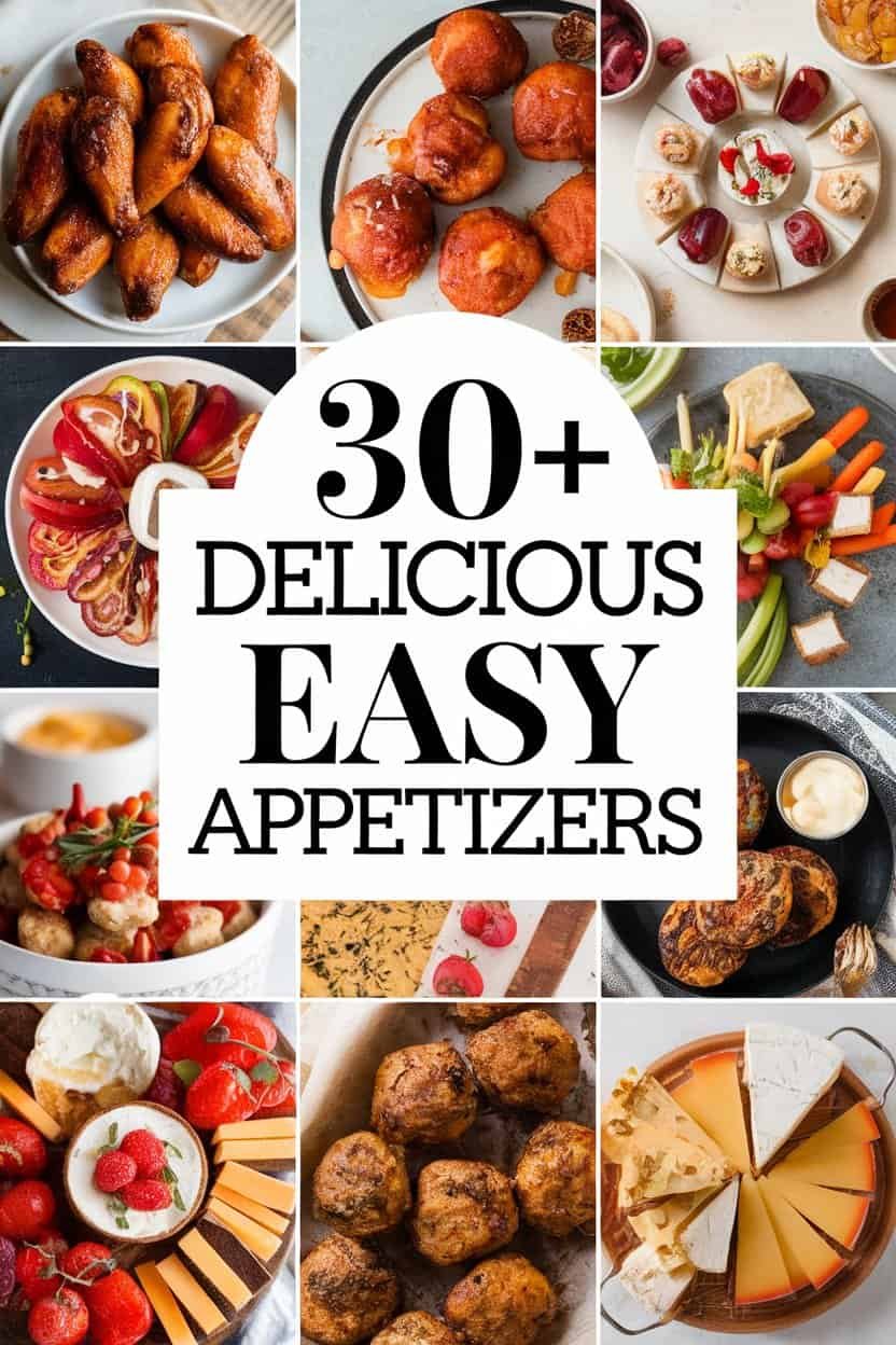 30+ Delicious Easy Appetizers You Can Make Today (List)