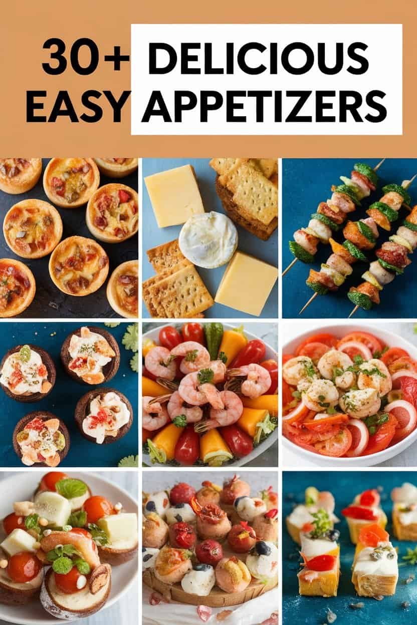 30+ Delicious Easy Appetizers You Can Make Today (List)