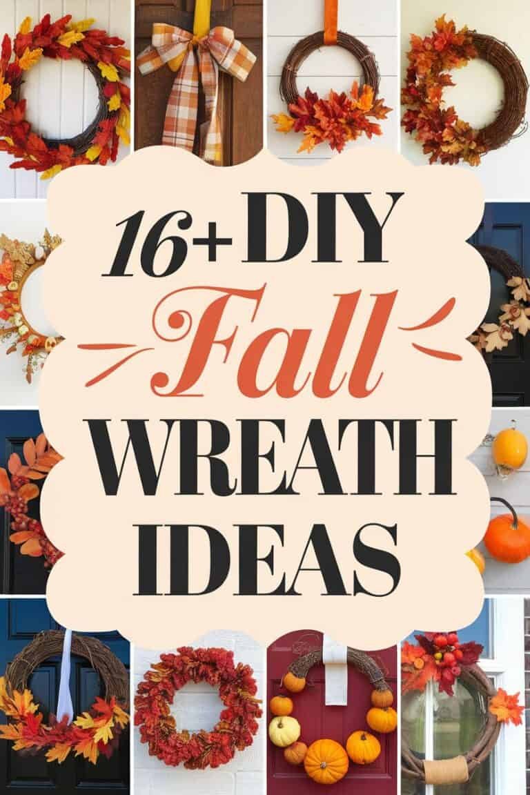 16 DIY Fall Wreath Ideas to Warm Your Home's Welcome - Ostrali.com