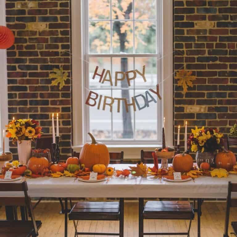 9 Fall Birthday Party Ideas to Inspire Your Celebration - ostrali.com