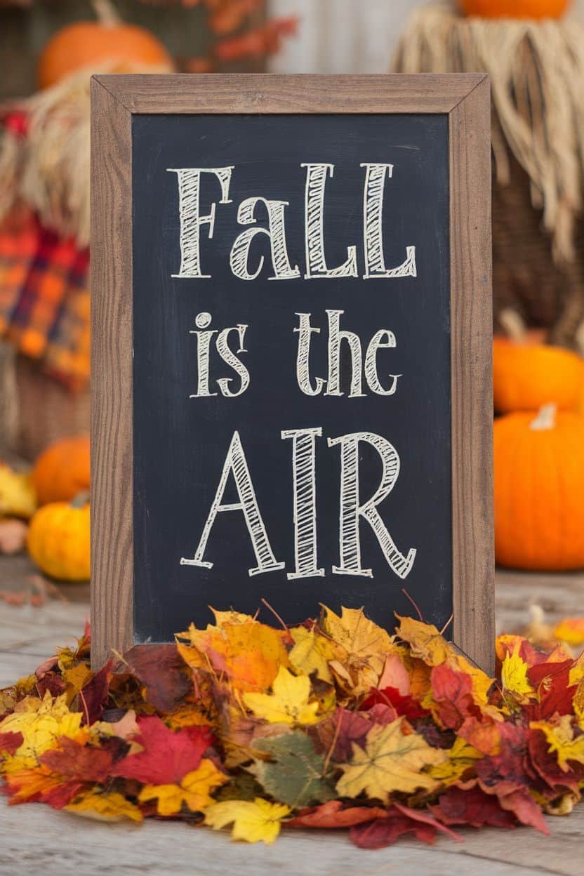 13 Fall Chalkboard Art Ideas to Cozy Up Your Home (List)