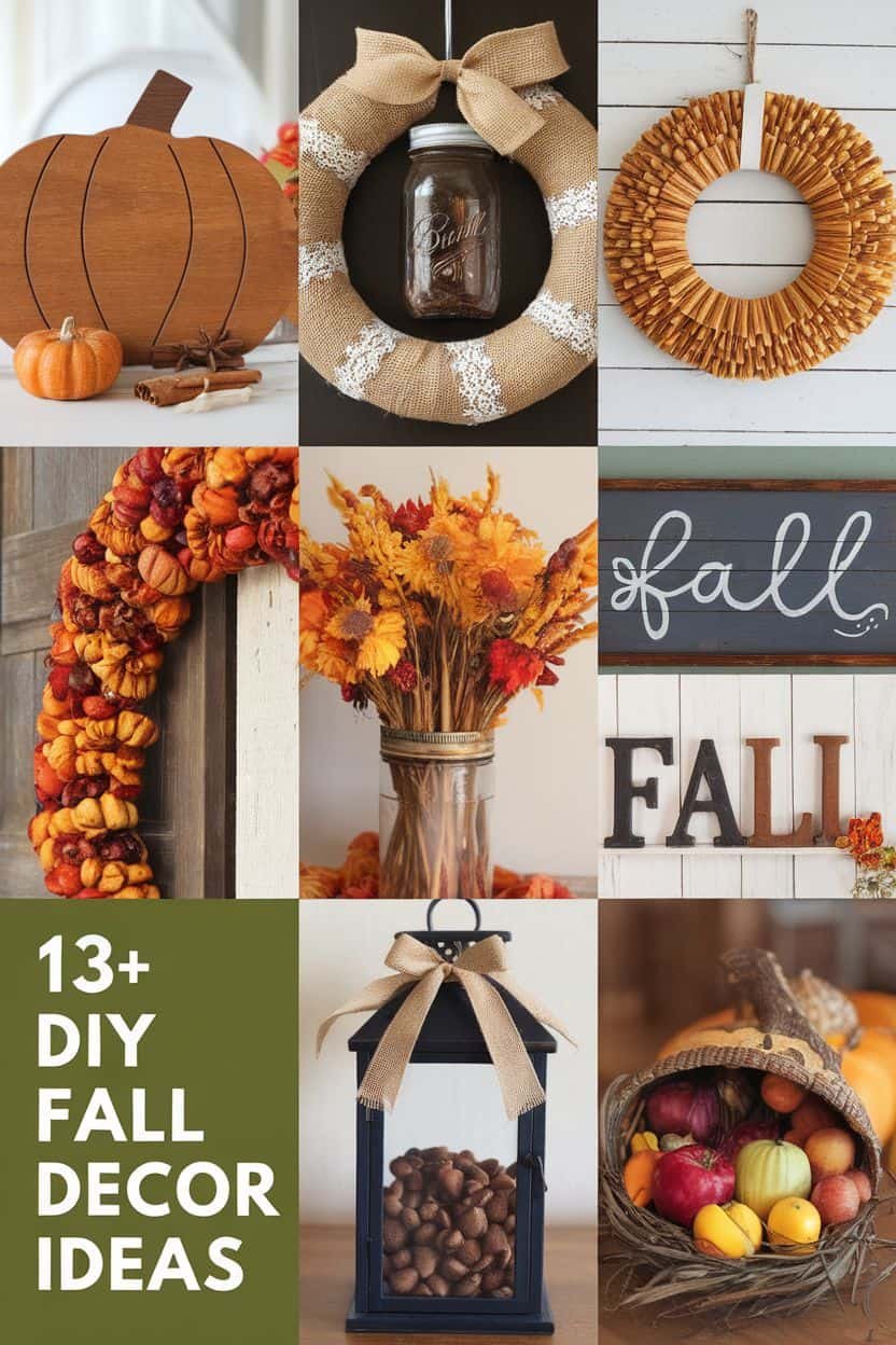 13 Fall Decor DIY Ideas to Transform Your Home into an Autumn ...