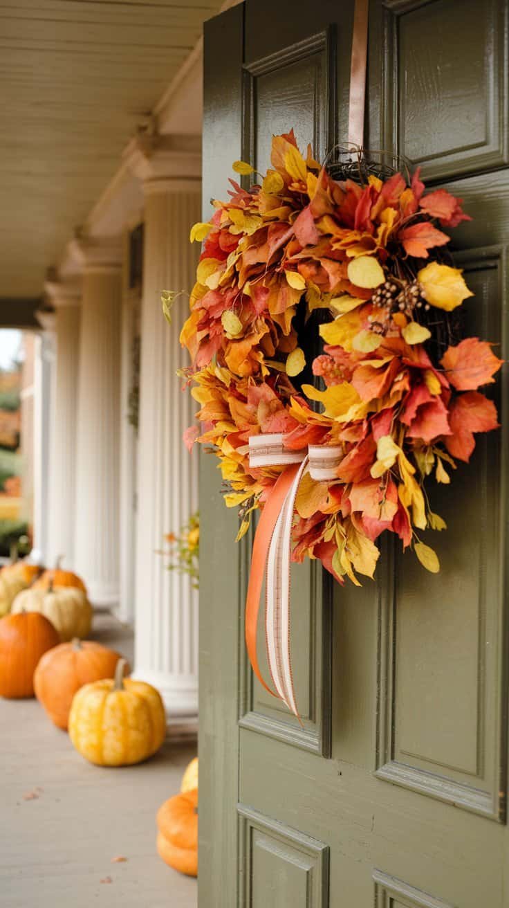 21+ Fabulous Fall Door Decorations to Inspire You - ostrali.com