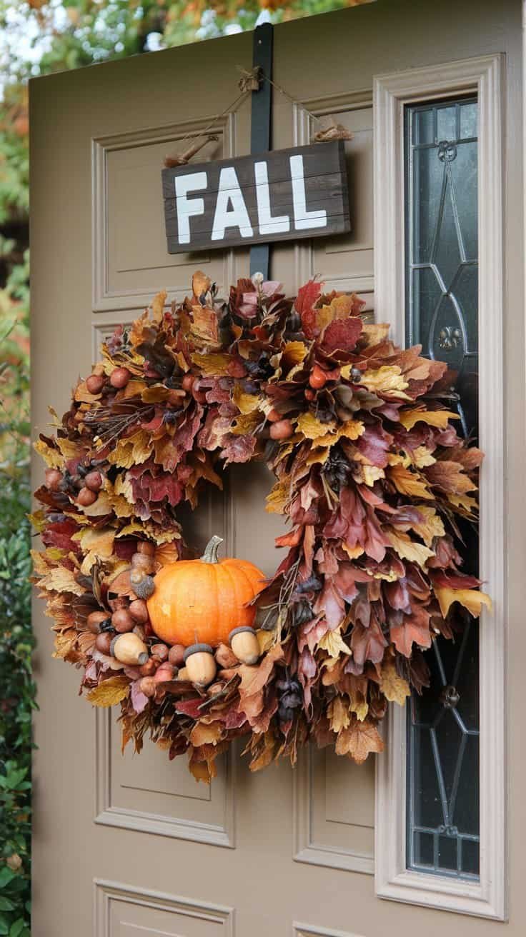 21+ Fabulous Fall Door Decorations to Inspire You - ostrali.com