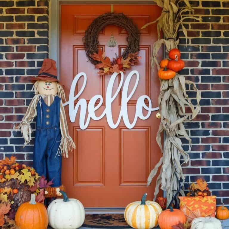 21+ Fabulous Fall Door Decorations to Inspire You - ostrali.com