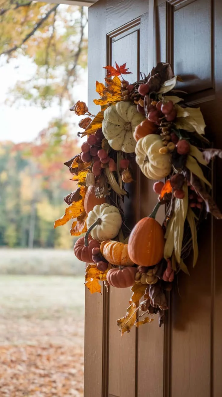 21+ Fabulous Fall Door Decorations to Inspire You - ostrali.com