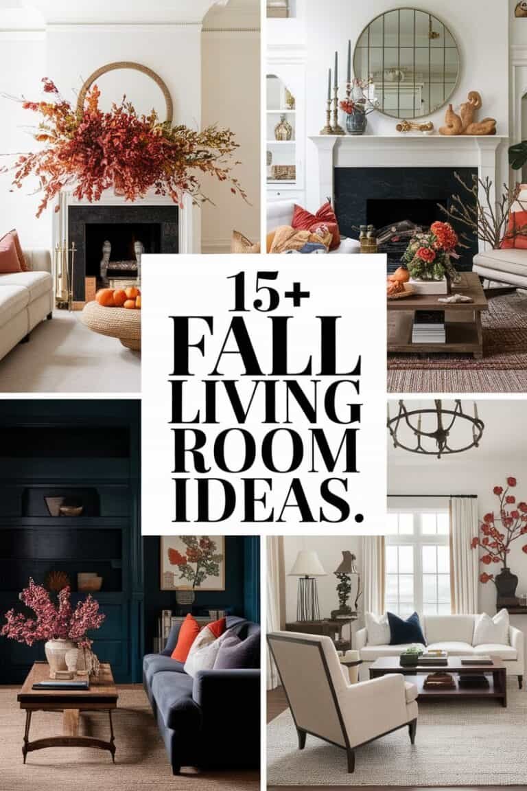 15 Cozy Fall Living Room Ideas to Transform Your Space into an Autumn ...