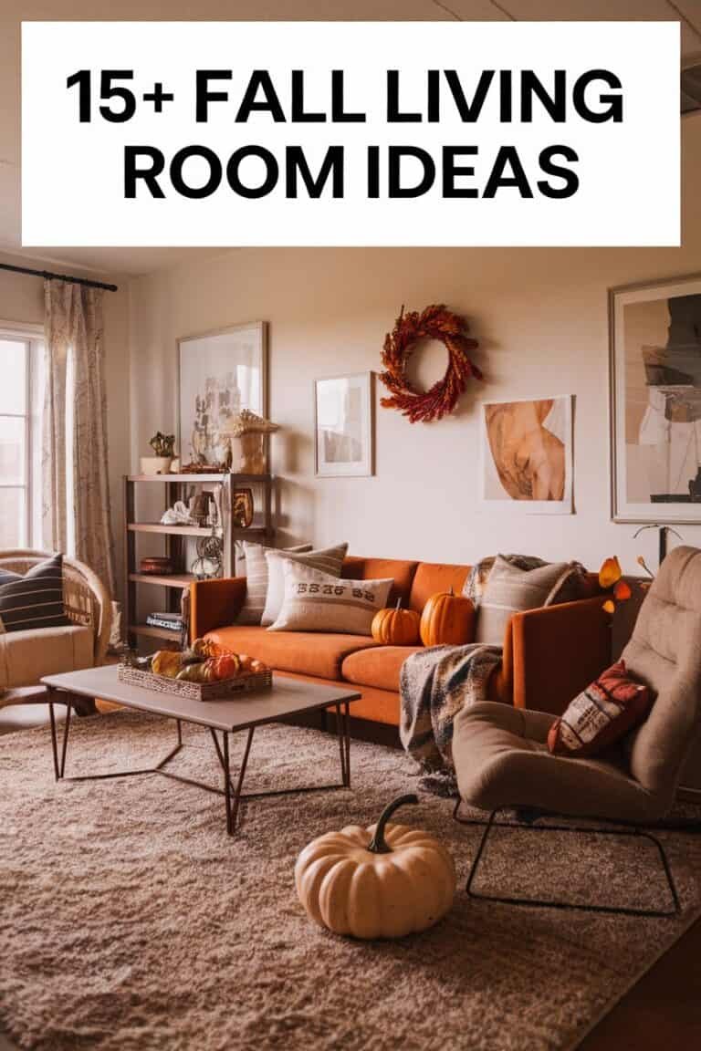 15 Cozy Fall Living Room Ideas to Transform Your Space into an Autumn ...