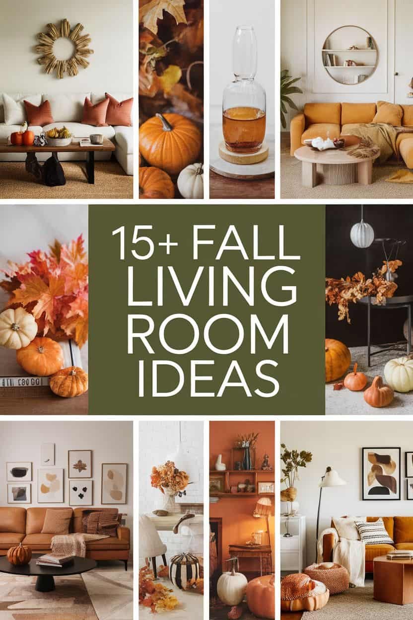15 Cozy Fall Living Room Ideas to Transform Your Space into an Autumn ...