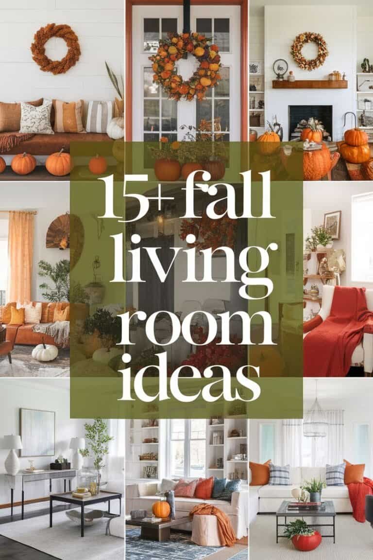 15 Cozy Fall Living Room Ideas to Transform Your Space into an Autumn ...