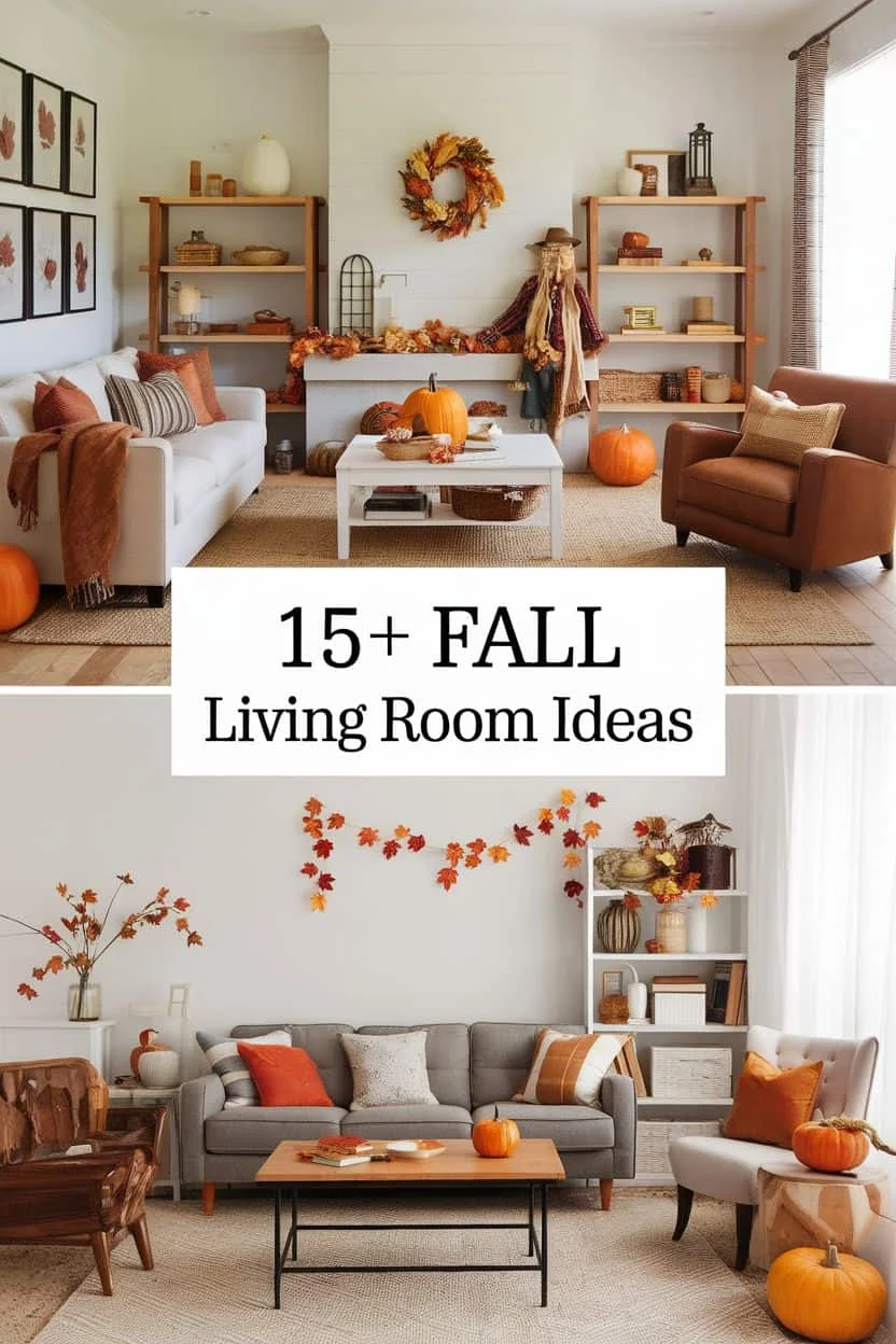 15 Cozy Fall Living Room Ideas to Transform Your Space into an Autumn ...