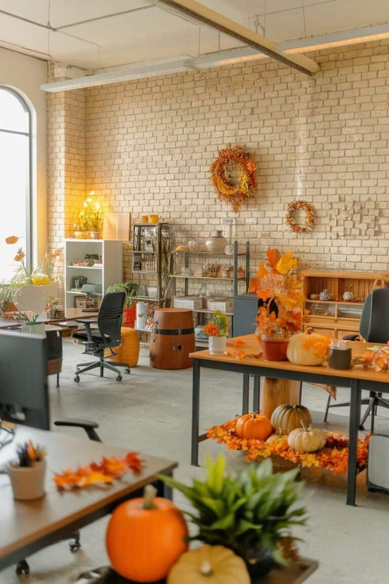 14 Fabulous Fall Office Decor Ideas to Cozy Up Your Workspace and Boost ...