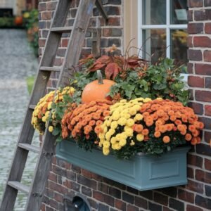 20+ Fall Window Boxes For Your Home Aesthetic