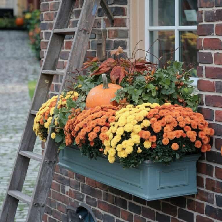 20+ Fall Window Boxes For Your Home Aesthetic