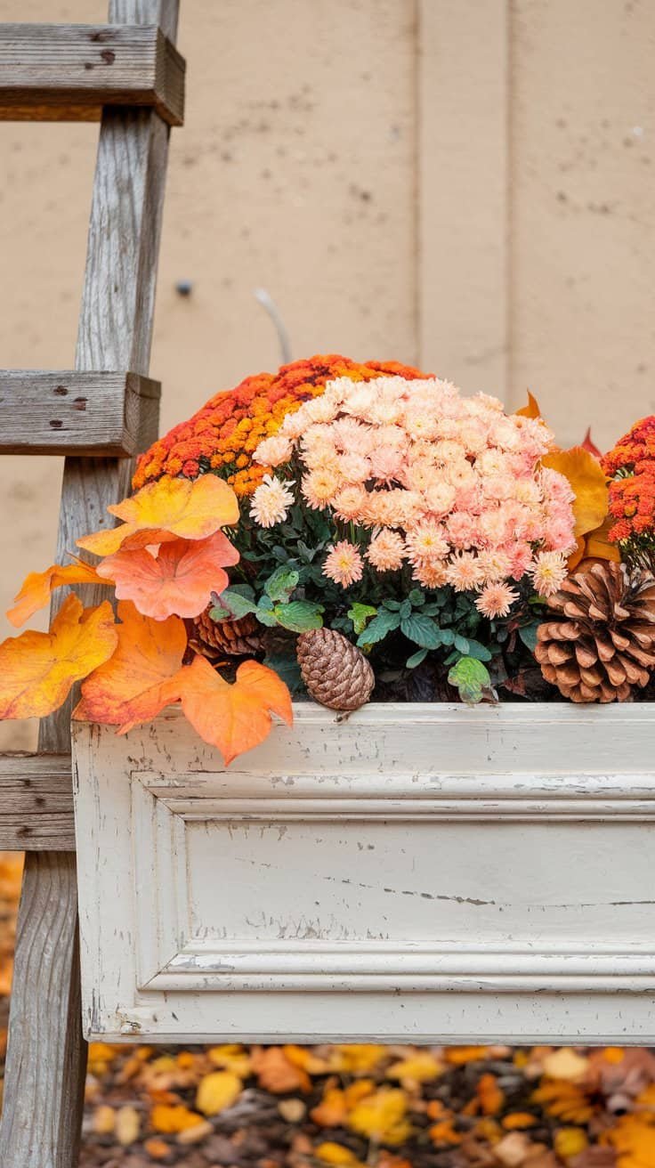 20+ Fall Window Boxes For Your Home Aesthetic