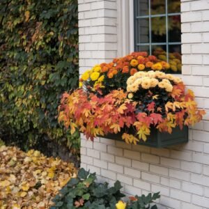 20+ Fall Window Boxes For Your Home Aesthetic