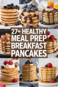 27+ Healthy Meal Prep Breakfast Pancakes You Can't Resist (List)