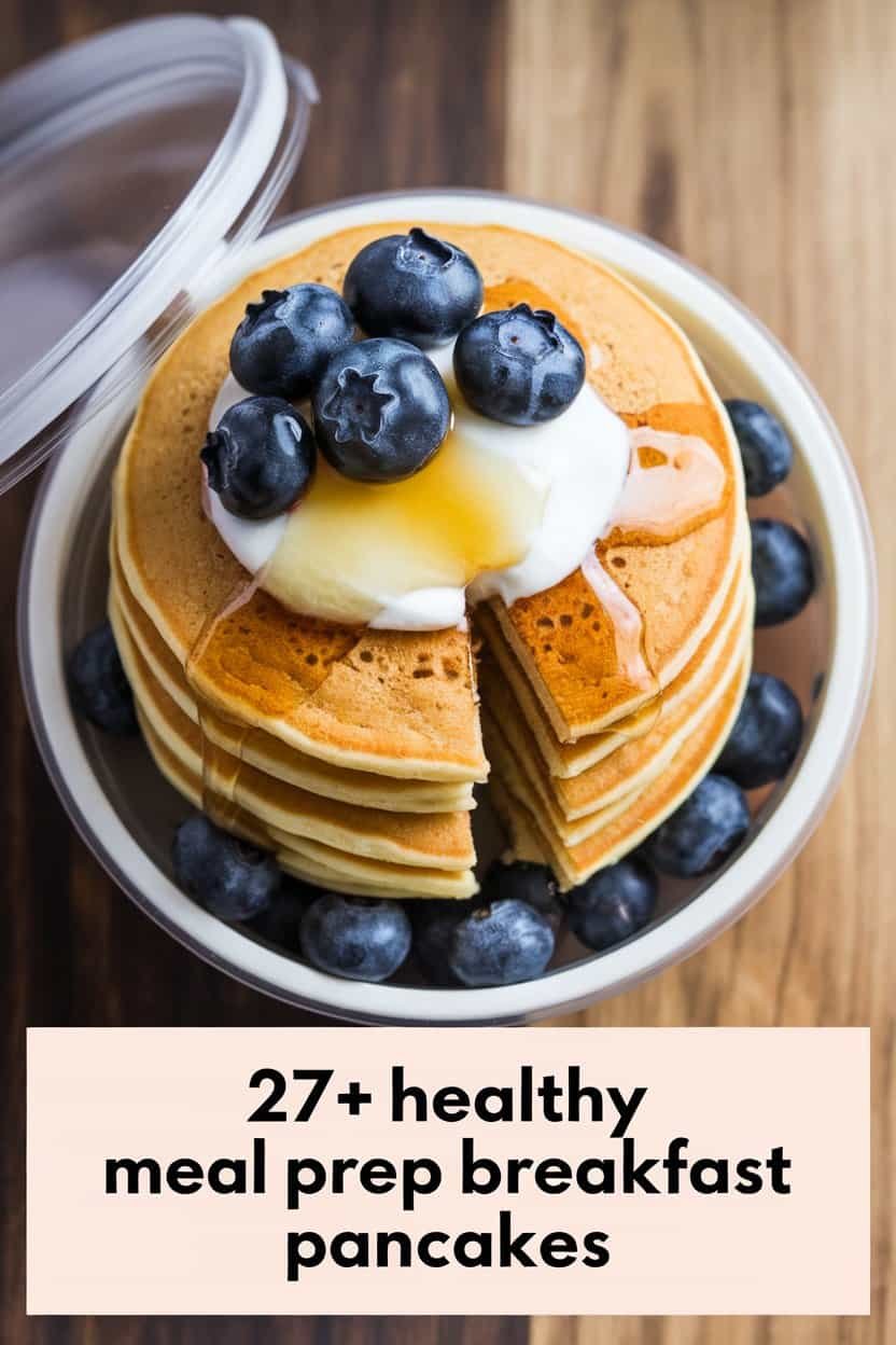 27+ Healthy Meal Prep Breakfast Pancakes You Can't Resist (List)