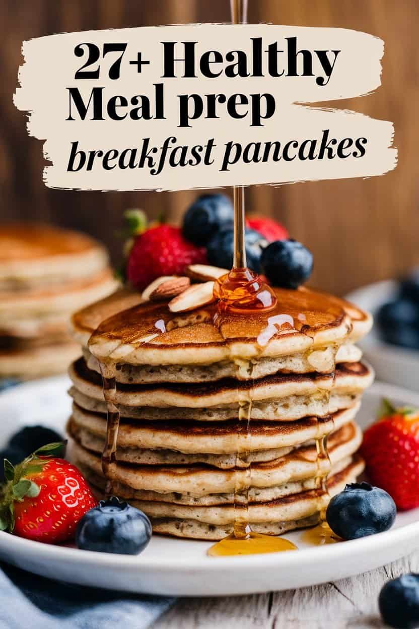 27+ Healthy Meal Prep Breakfast Pancakes You Can't Resist (List)