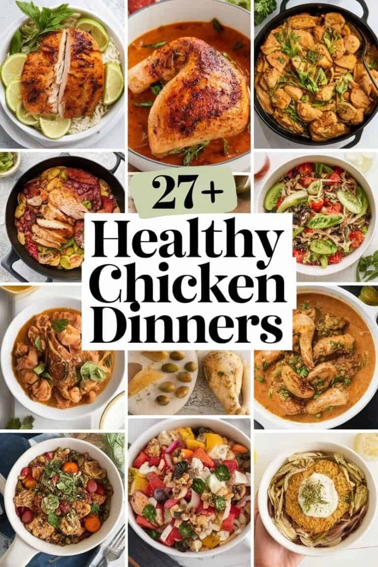 27+ Healthy Chicken Dinners That Will Inspire You (List)
