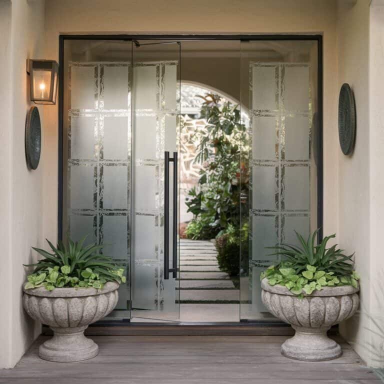 30+ Stunning Home Entrance Glass Ideas for Every Style