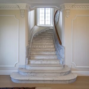 30+ Inspiring Home Stairs With Marble Ideas You’ll Love