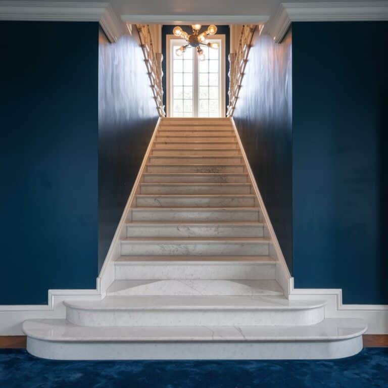 30+ Inspiring Home Stairs With Marble Ideas You’ll Love