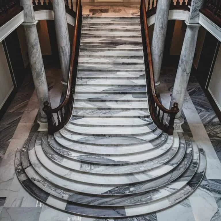 30+ Inspiring Home Stairs With Marble Ideas You’ll Love