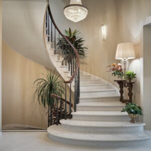 30+ Inspiring Home Stairs With Marble Ideas You’ll Love