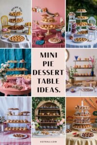 24+ Amazing Mini Pie Dessert Table Ideas