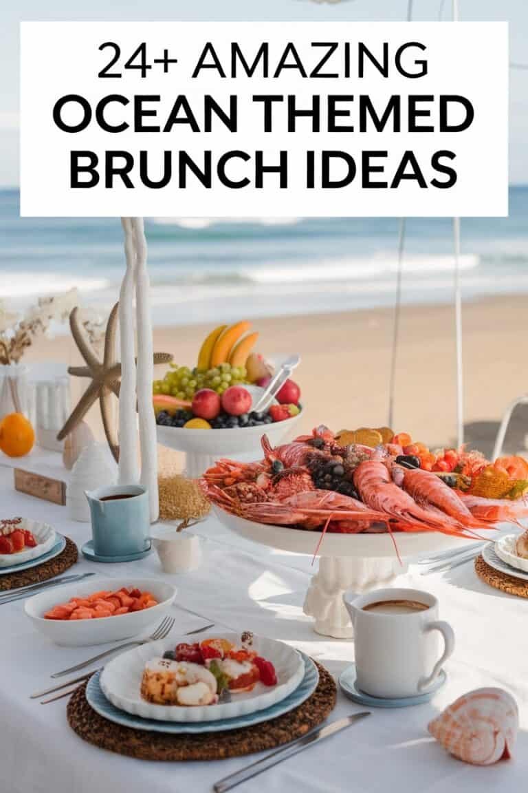 24+ Amazing Ocean Themed Brunch Ideas (List)