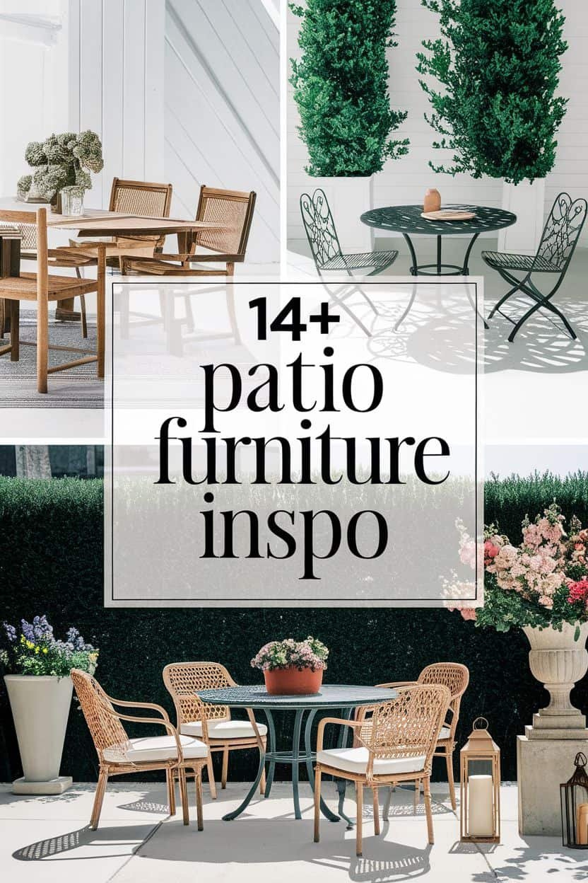14 Patio Furniture Inspo Ideas to Transform Your Outdoor Oasis ...