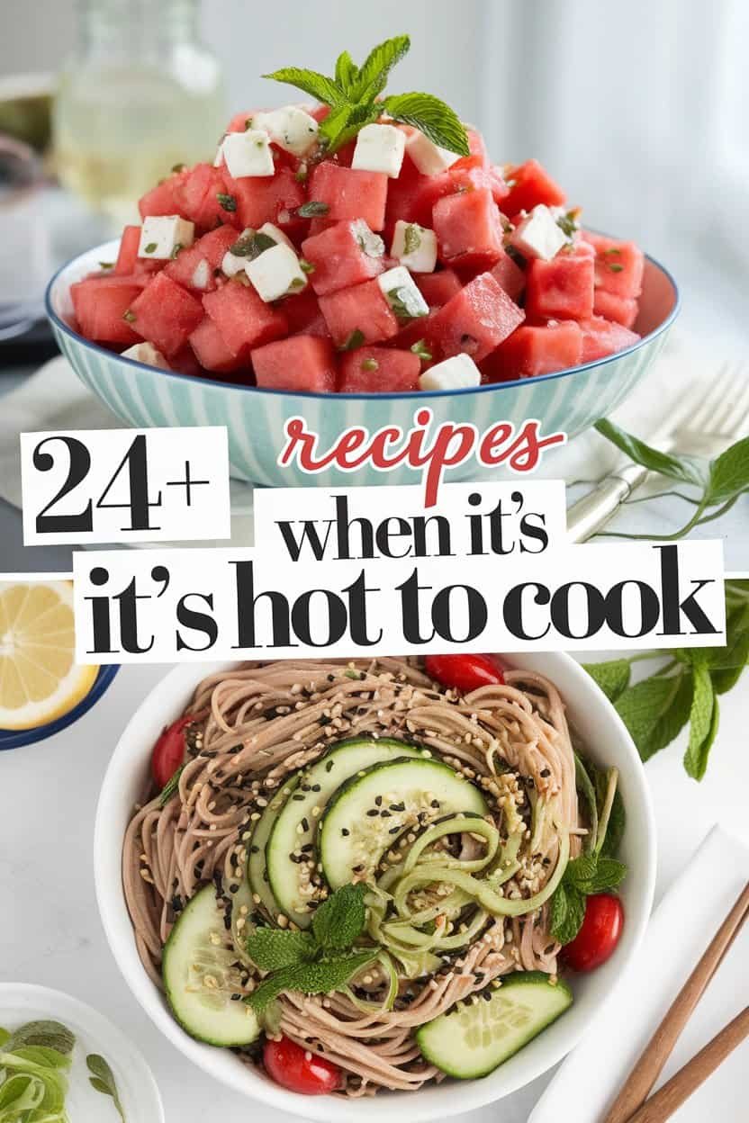 24+ Amazing Recipes When It's Too Hot To Cook (List)