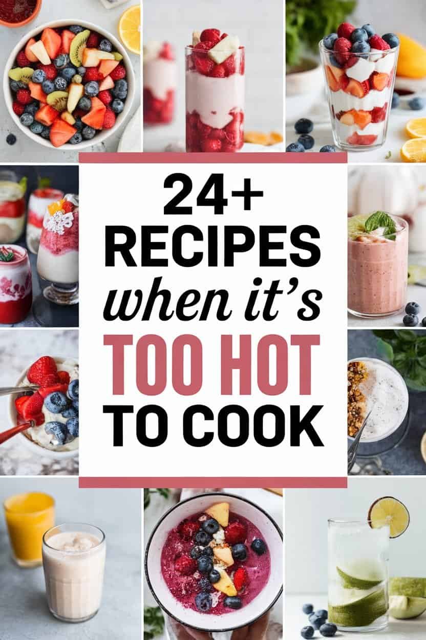 24+ Amazing Recipes When It's Too Hot To Cook (List)