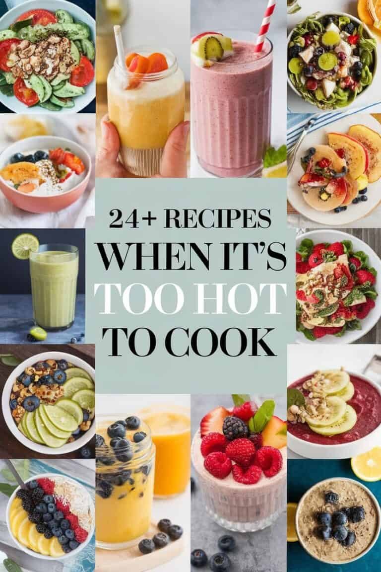 24+ Amazing Recipes When It's Too Hot To Cook (List)