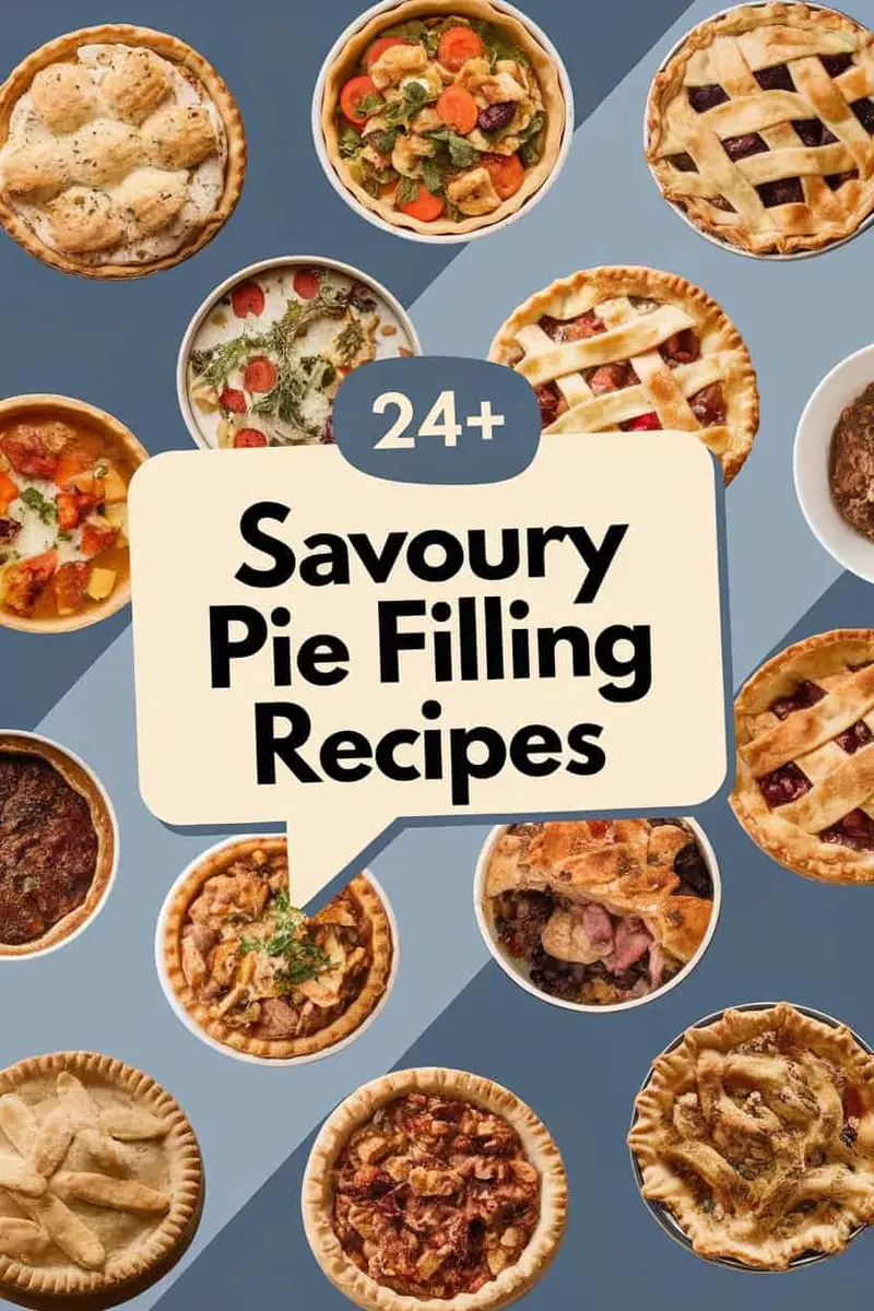 24+ Delicious Savoury Pie Filling Recipes You'll Love (List)