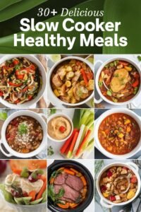 30+ Delicious Healthy Slow Cooker Meals You’ll Love (List)